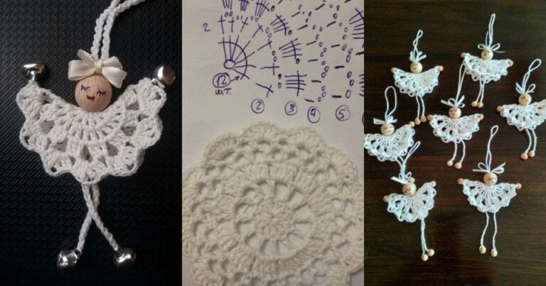 How to Make a Super Easy Crochet Angel - Free Tutorial - HOOKEDONCRAFTS