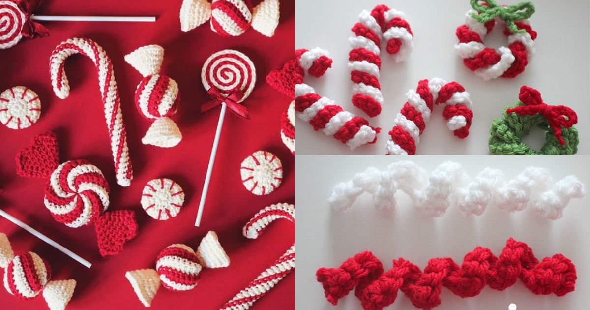 How to Crochet a Candy Cane - Free Pattern
