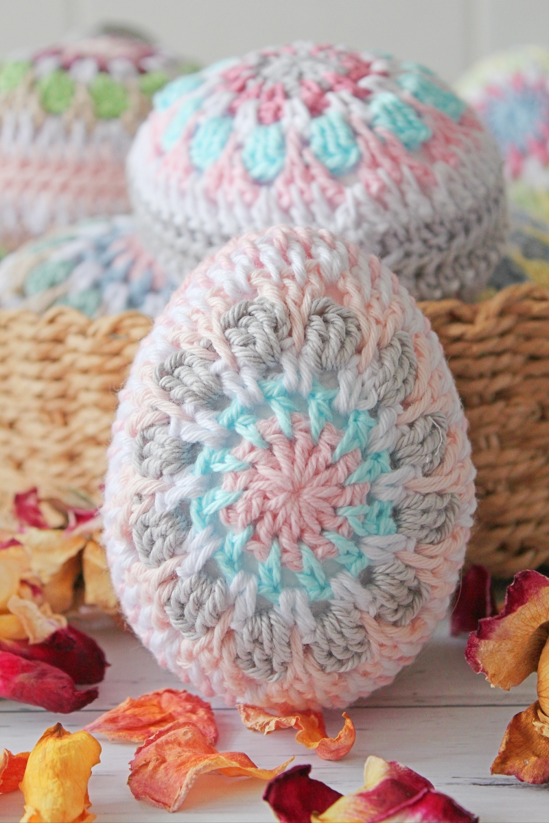 Granny Square Easter Eggs - Crochet Pattern: A Fun Spring Project