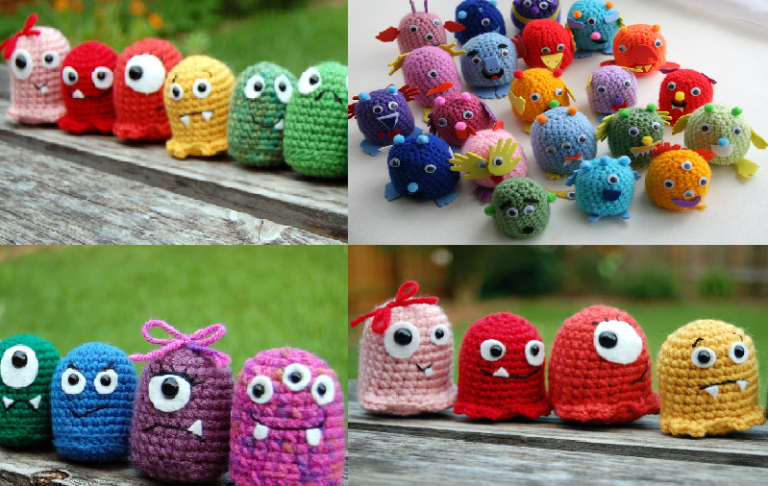 Cute Baby Monsters Crochet Pattern